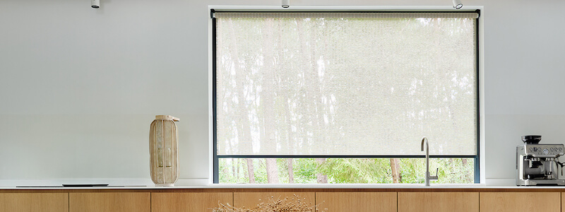 Window coverings for high windows - Smartblinds